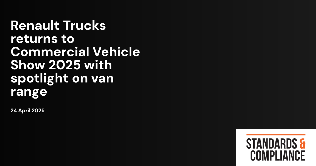 Renault Trucks returns to Commercial Vehicle Show 2025 with spotlight ...